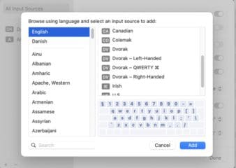 How to Add Keyboard Languages on Your Mac - AppleToolBox
