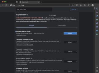 How to Enable and Use Split Screen in Microsoft Edge on macOS ...