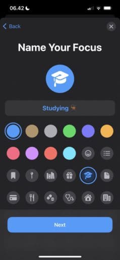 How to Customize Focus Mode Colors and Icons- AppleToolBox