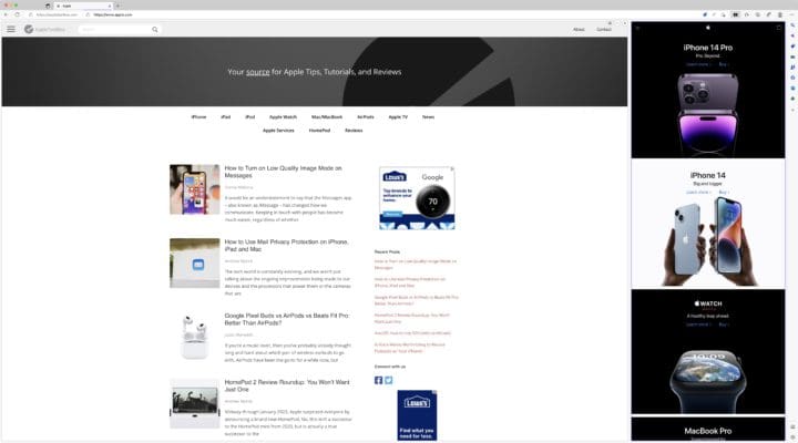 How to Enable and Use Split Screen in Microsoft Edge on macOS ...