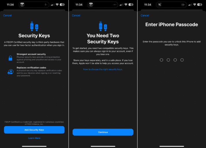 How to Use Security Keys on iPhone and iPad - AppleToolBox