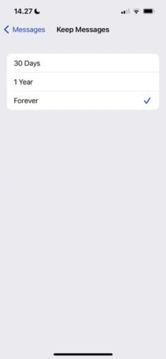 How to Change the Duration That You Can Keep Your Messages For in iOS ...