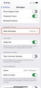 How to Change the Duration That You Can Keep Your Messages For in iOS ...