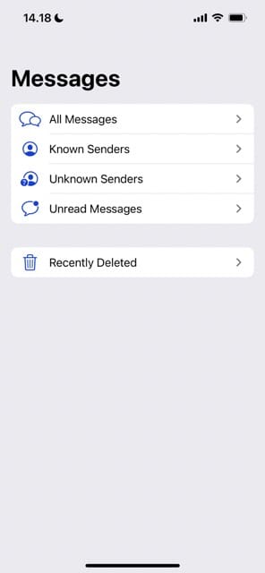 How to Filter Unknown Senders in Messages on iOS - AppleToolBox
