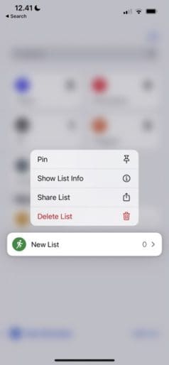 How to Pin and Unpin Lists in Reminders - AppleToolBox
