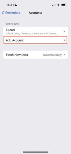 How to Add Extra Accounts in Reminders - AppleToolBox