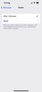 How to Change the Expiration Time for Audio Messages in iMessage ...