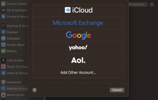 How to Add and Remove Internet Accounts on Mac - AppleToolBox