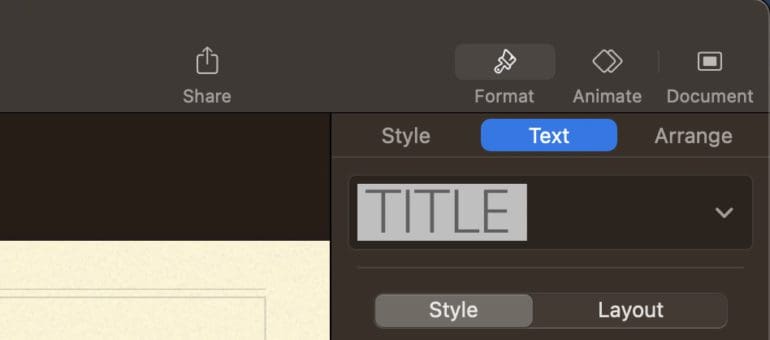 How to Change Fonts and Backgrounds in Keynote on Mac - AppleToolBox