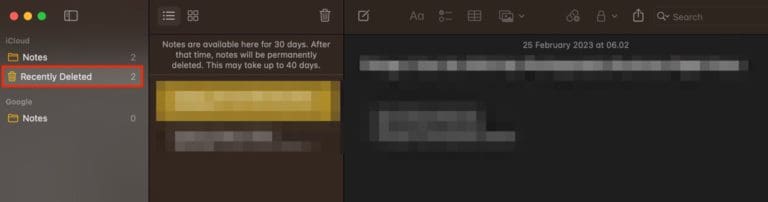 How to Delete Notes in the Notes App - AppleToolBox