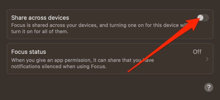 How to Share Focus Mode Across Multiple Devices on Your Mac - AppleToolBox