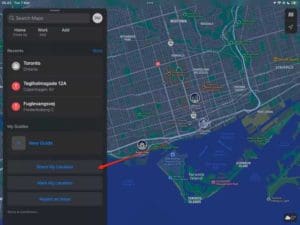 How to Share Your Location in Apple Maps - AppleToolBox