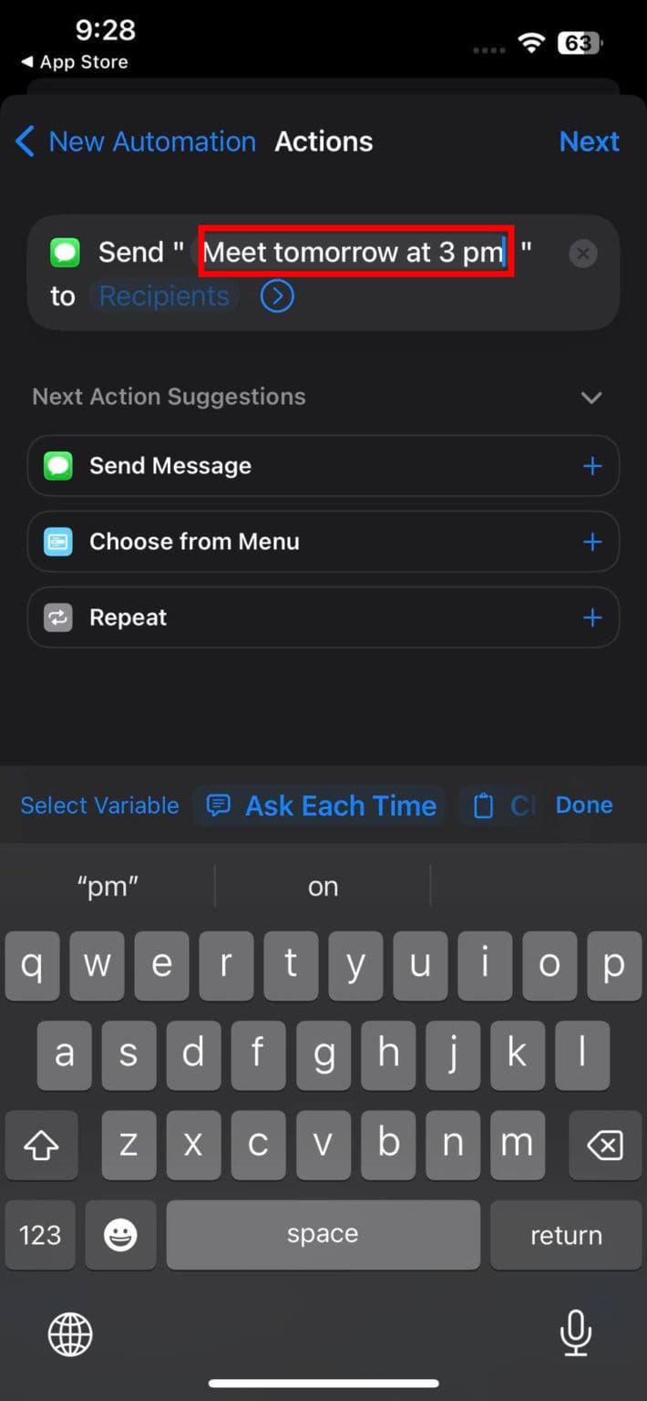 How to Schedule a Text Message on iPhone - AppleToolBox