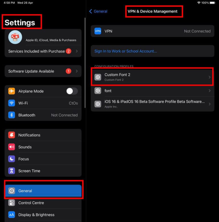 How To Install Fonts On Ipad Using Apple Configurator Appletoolbox