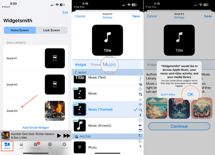 How to Create Custom Music Widgets on iPhone and iPad - AppleToolBox