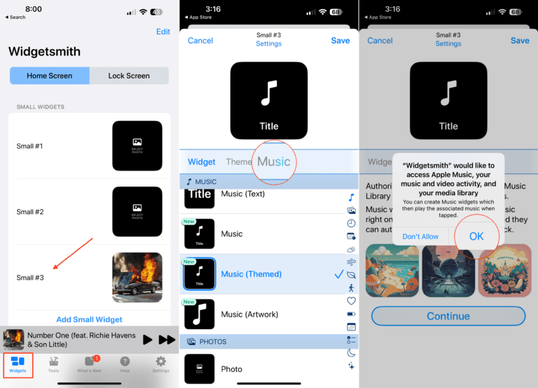 How to Create Custom Music Widgets on iPhone and iPad - AppleToolBox