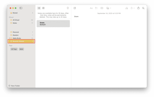 How to Recover Notes Stored on Your Mac - AppleToolBox