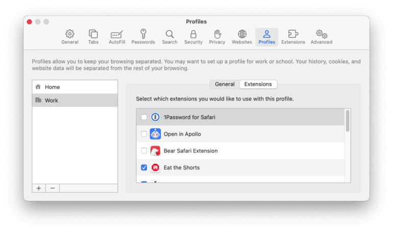 How to Use Profiles in Safari on macOS Sonoma - AppleToolBox
