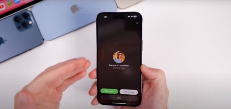 How to Record a Message in FaceTime on iOS 17 - AppleToolBox
