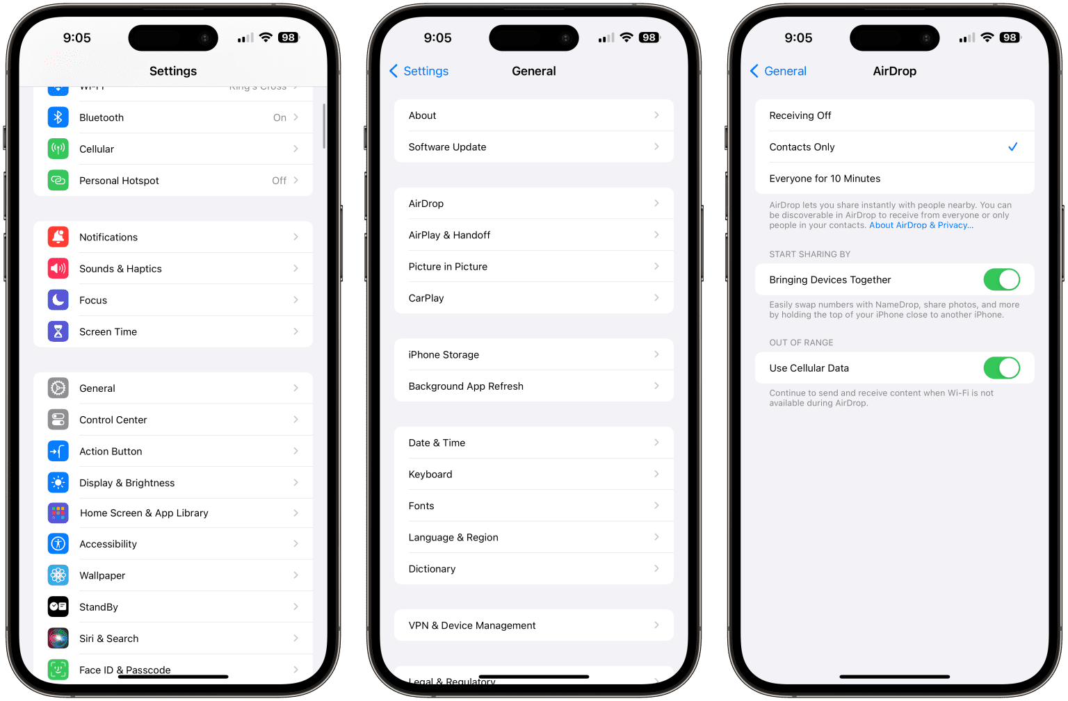 How to Use AirDrop Without Wi-Fi on iPhone - AppleToolBox