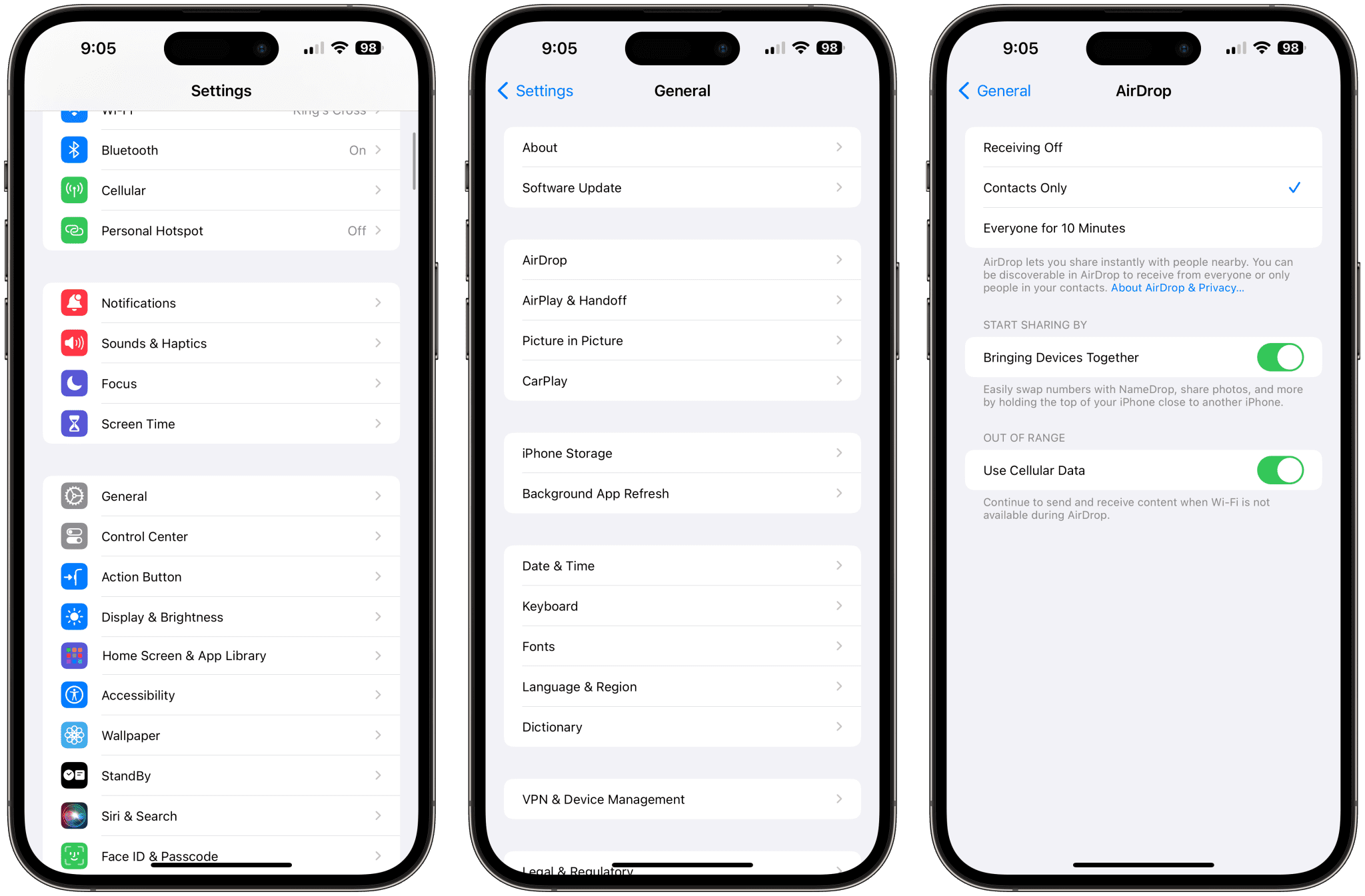 How to Use AirDrop Without Wi-Fi on iPhone - AppleToolBox