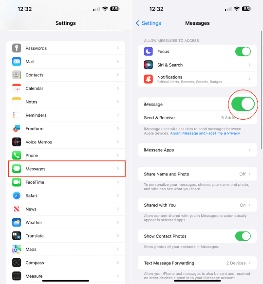 iMessage Not Working on iPhone or iPad? 14 Best Fixes - AppleToolBox