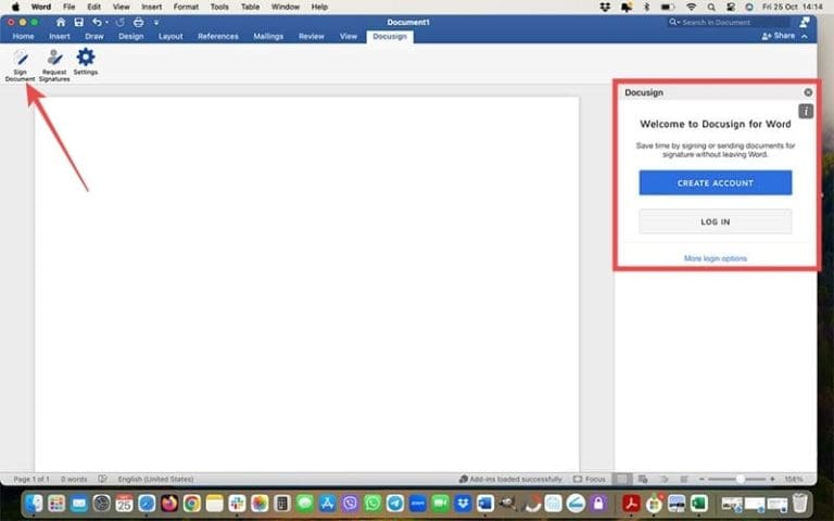 How to Add Docusign to Word on Mac - AppleToolBox