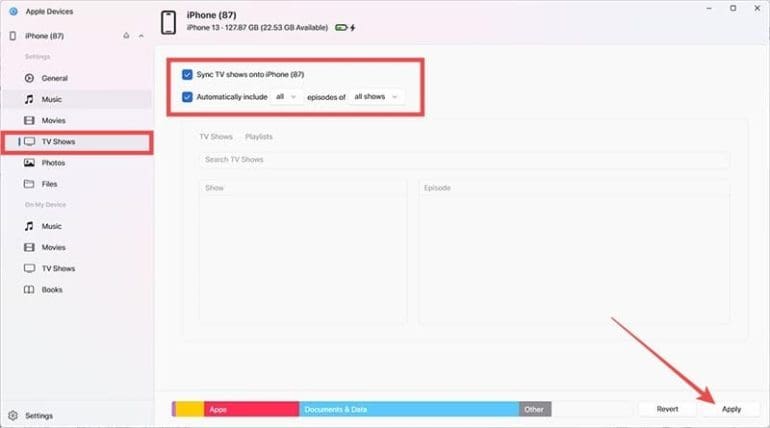Steps to Sync Apple TV Shows to Your Windows PC - AppleToolBox