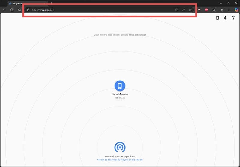 How to Use Snapdrop to Transfer Files From iPhone to Windows PC ...