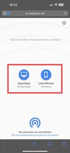 How to Use Snapdrop to Transfer Files From iPhone to Windows PC ...