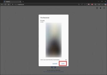 How to Use Snapdrop to Transfer Files From iPhone to Windows PC ...