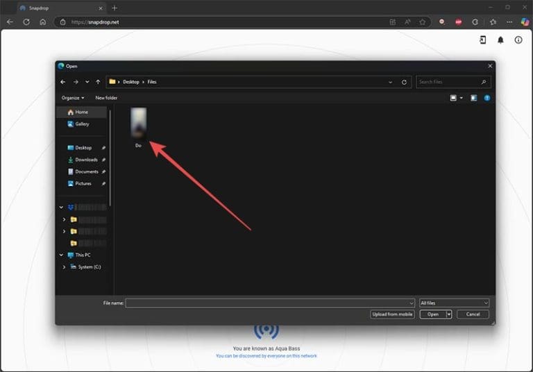 How to Use Snapdrop to Transfer Files From iPhone to Windows PC ...