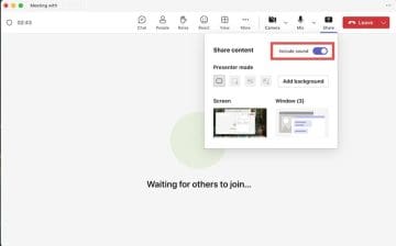 How to Share Screen on Teams on MacBook - AppleToolBox