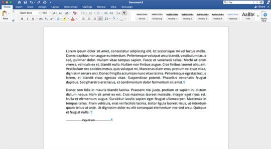 How to Remove a Section Break in Word for Mac - AppleToolBox