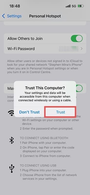 How to Use iPhone as Internet for PC - AppleToolBox