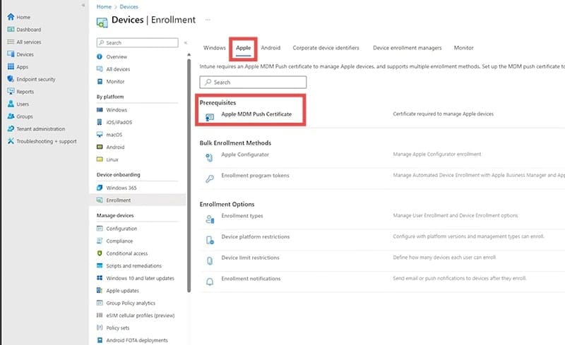 How to Manage Apple Devices With Microsoft Intune - AppleToolBox