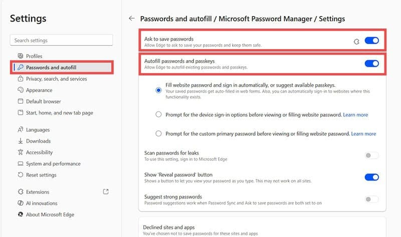 Microsoft Edge Doesn’t Autofill Passwords From iCloud Password Manager ...